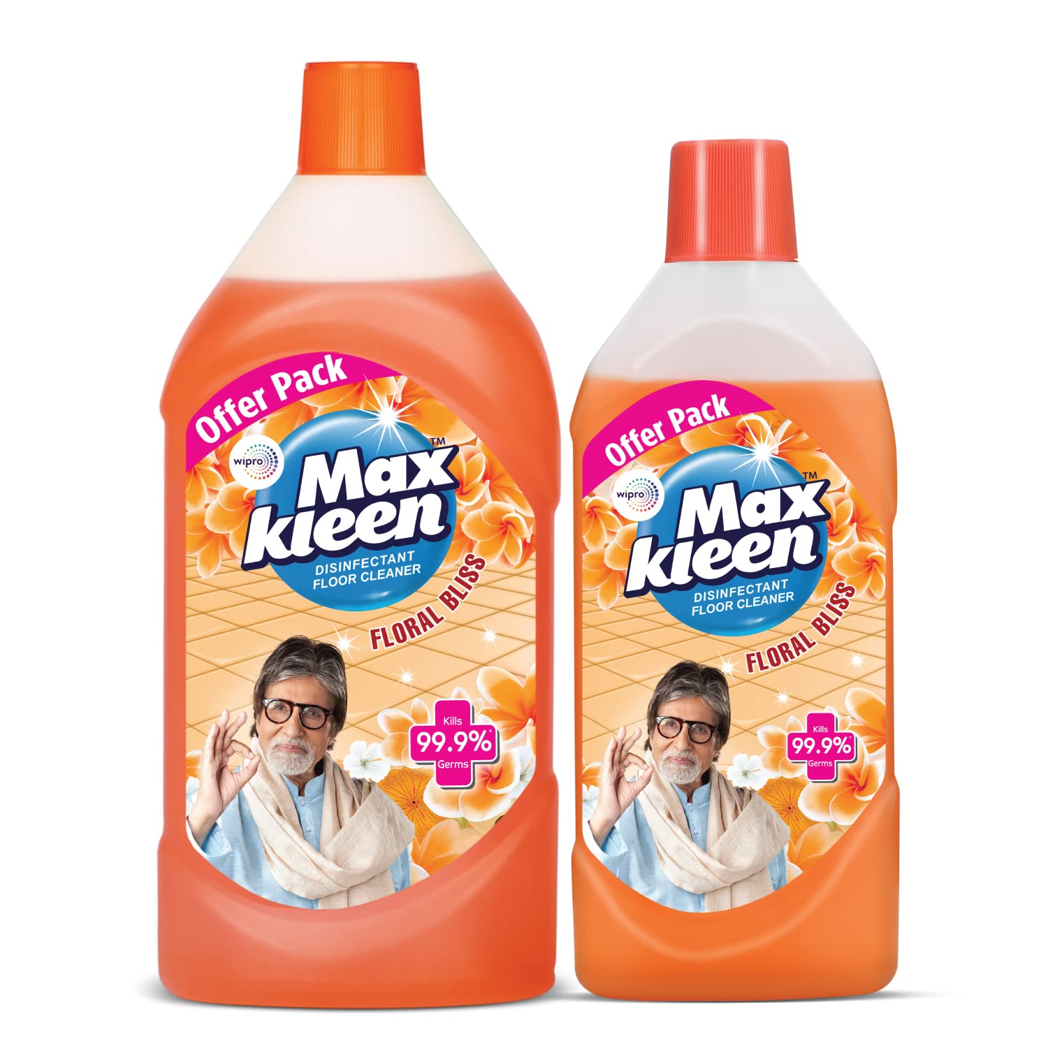 Wipro Maxkleen Disinfectant Surface & Floor Cleaner Liquid, Floral ...