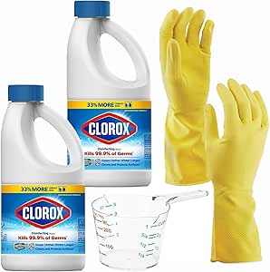 Amazon.com: Disinfecting Bleach, Regular Scent 43 oz. 2 Pack Bundle ...