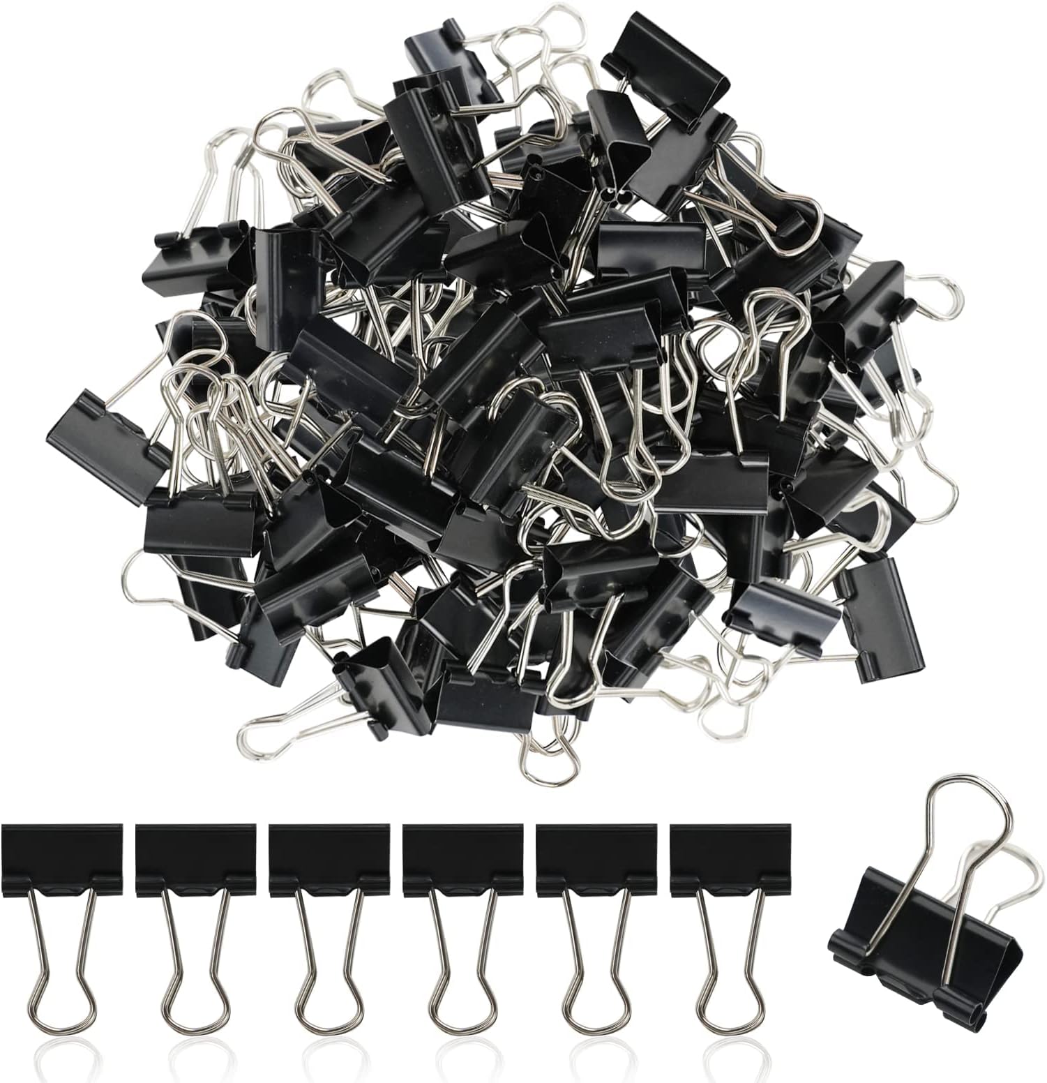 Amazon.com : 4 Inch Large Bull Paper Clips, Coideal 10 Pack Silver ...