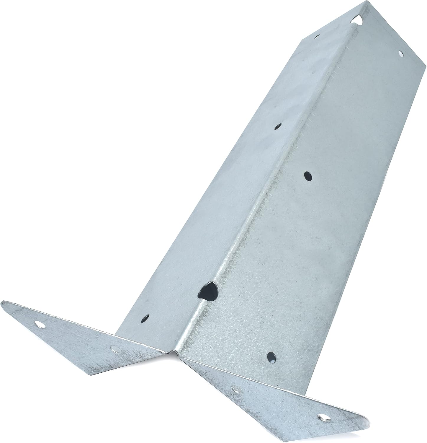 Pack of 8, 300mm Arris Rail Brackets - Galvanised Fence Post Support ...