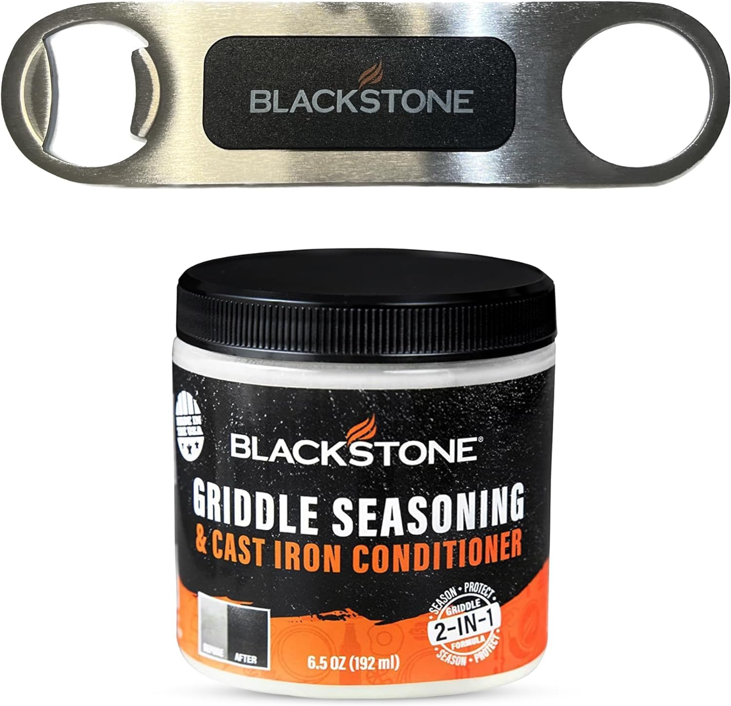 Amazon.com: Blackstone 2-IN-1 Griddle & Cast Iron Seasoning Conditioner ...