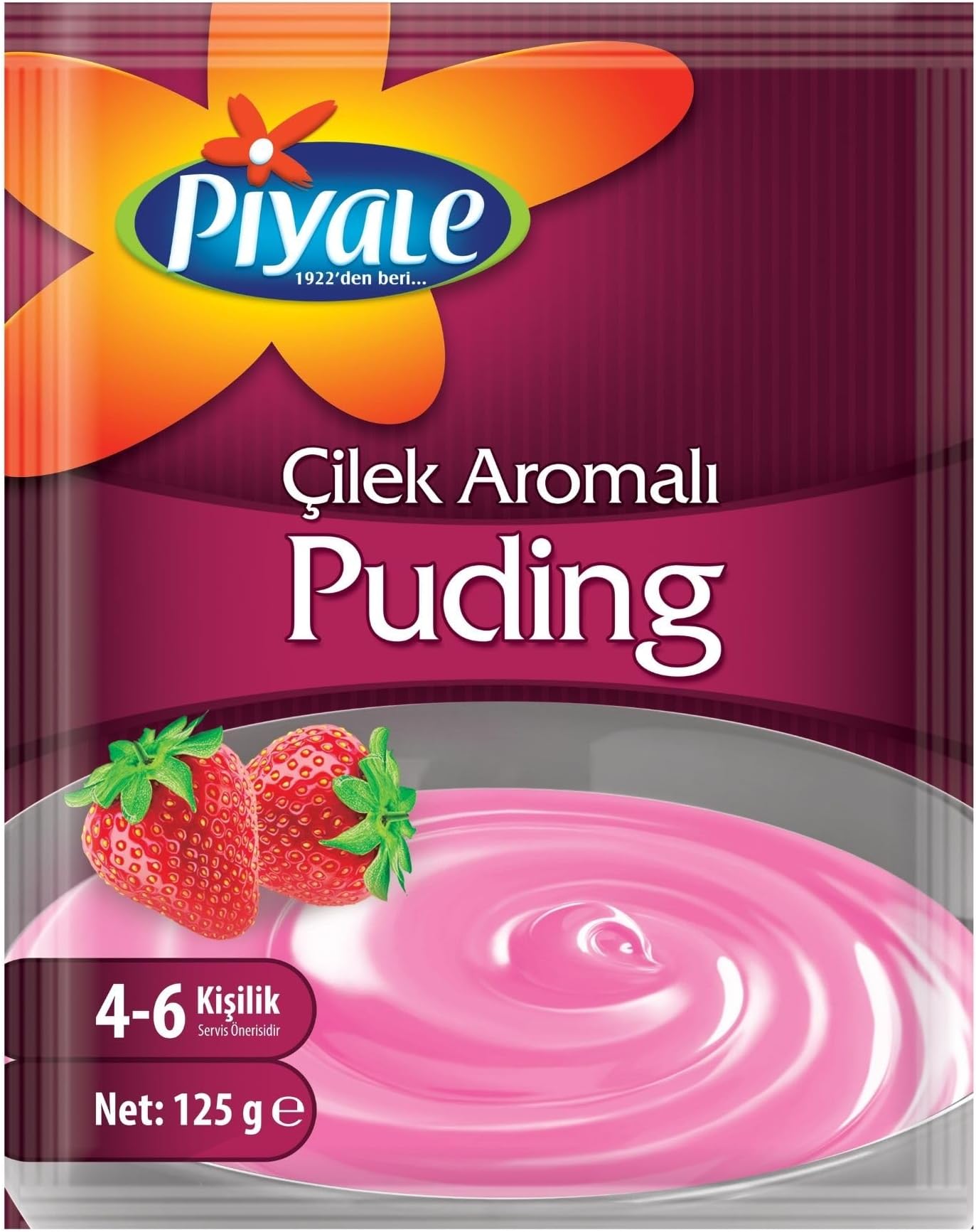 Amazon.com : VHD Piyale Strawberry Flavored Pudding Instant Pudding ...