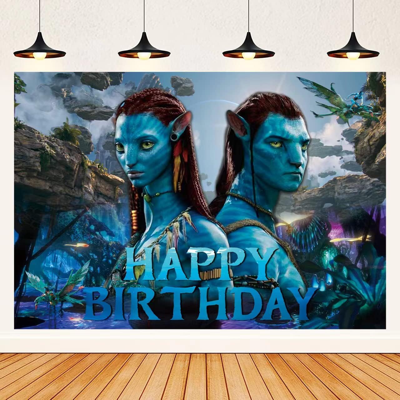 Amazon.com : Theme Avatar Birthday Banner Background Cloth, Avatar ...