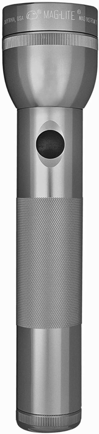 Maglite 2 D Cell Blister Pack Flashlight – Grey - BigaMart