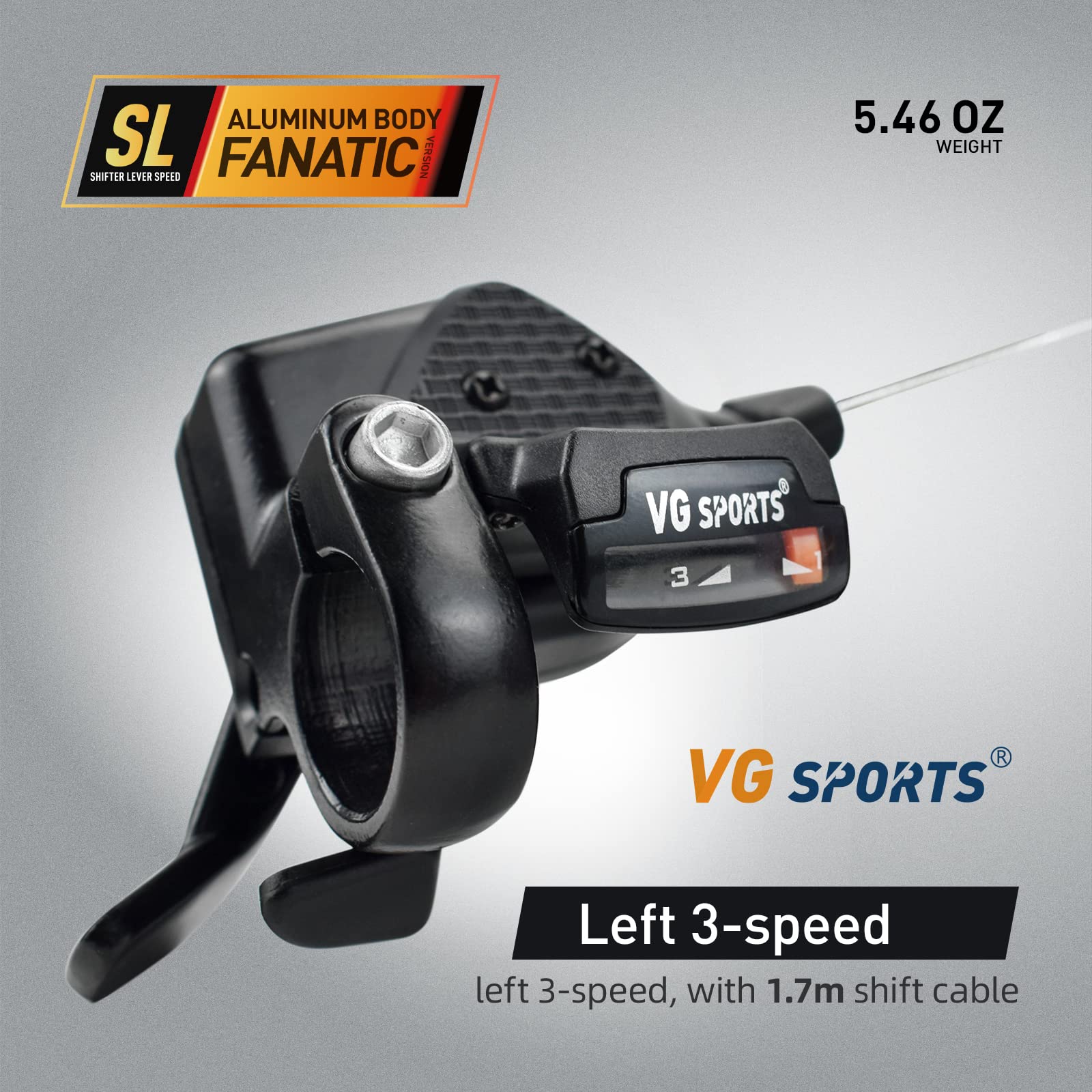 Snapklik.com : VG SPORTS MTB Bike Shifter Levers, 3 Speed Left Lever ...