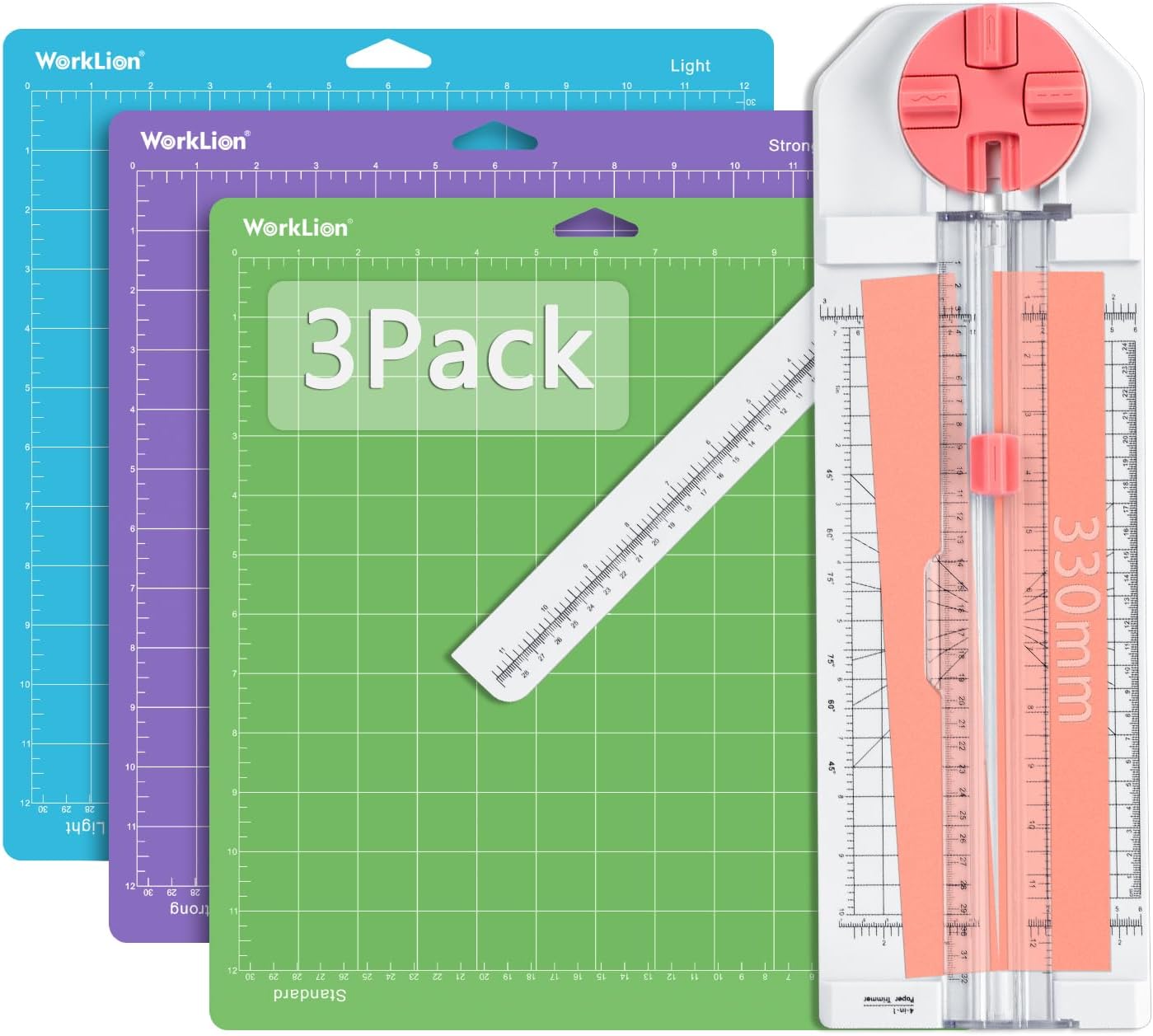 Amazon.com: Cutting Mat 12x12 for Circut and 4in1 Paper Cutter for ...