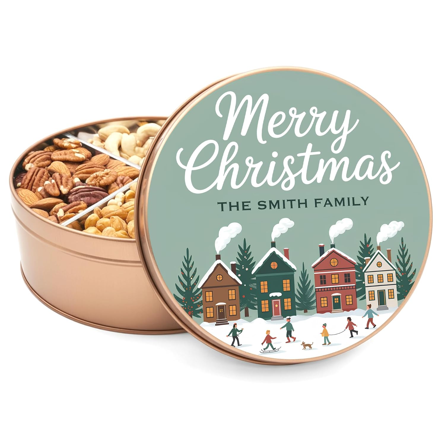 Amazon.com : Personalized Nuts Gift Basket, Custom Assorted Nuts Gift ...