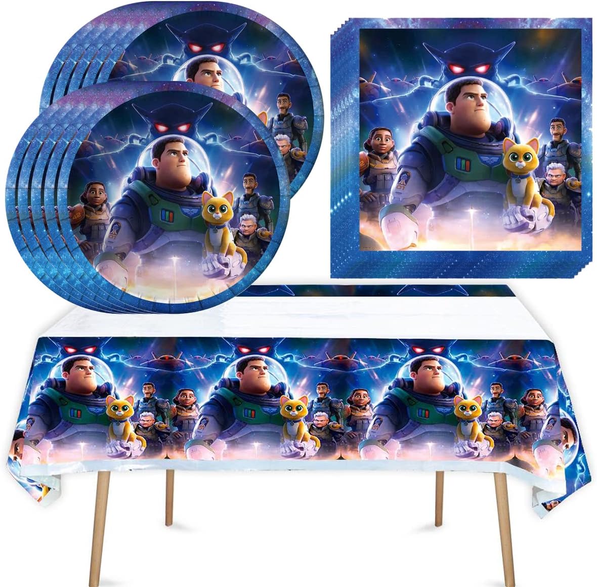 Buzz Lightyear Birthday Party Tableware Supplies,Toy Story Plate and ...