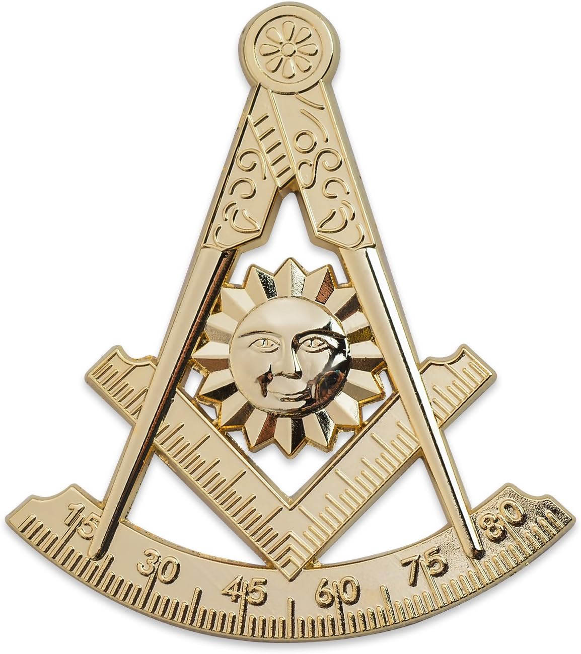 Amazon.com: Past Master Masonic Auto Emblem - [Gold][3'' Tall] : Automotive