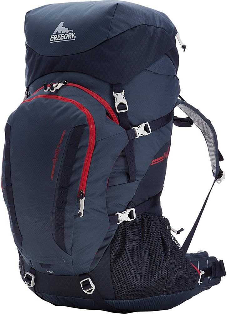 Amazon.com : Gregory Mountain Products Wander 70 Backpack, Navy Blue ...