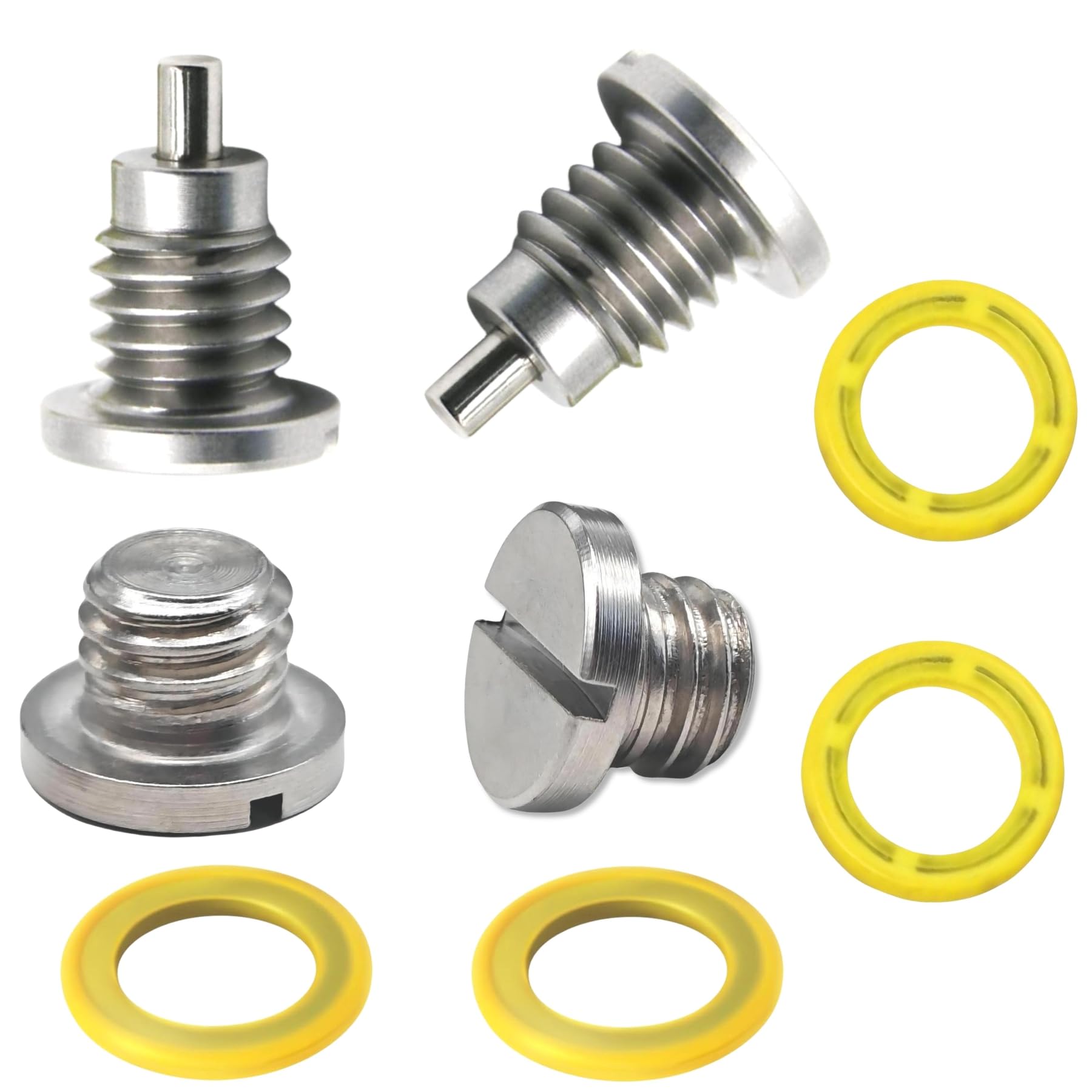Amazon.com: HeuroFosh Magnetic Oil Drain Plug Bundle with Non-Magnetic ...