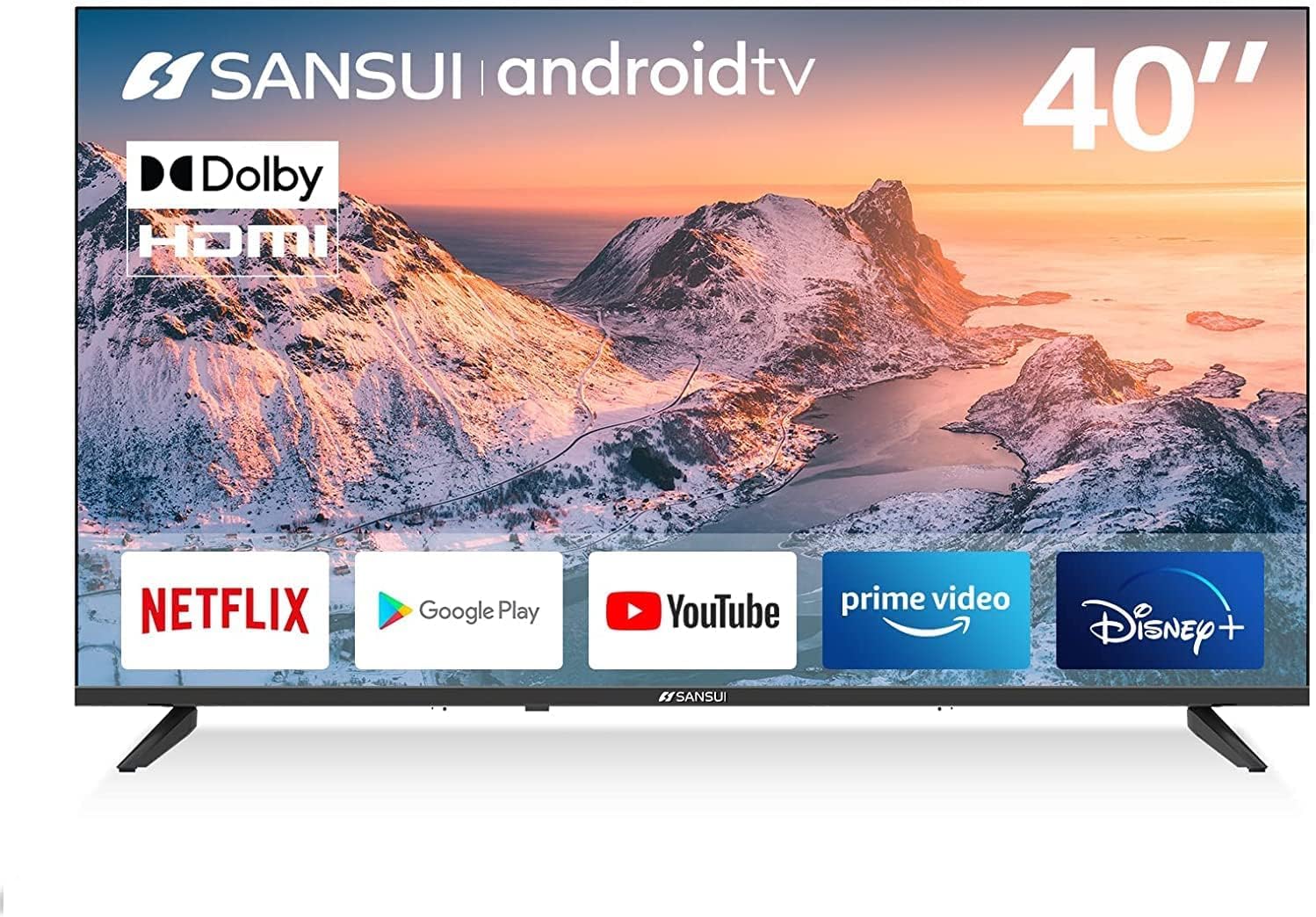 SANSUI Android TV Google Assistant, Control de Voz (40" WiFi HD ...