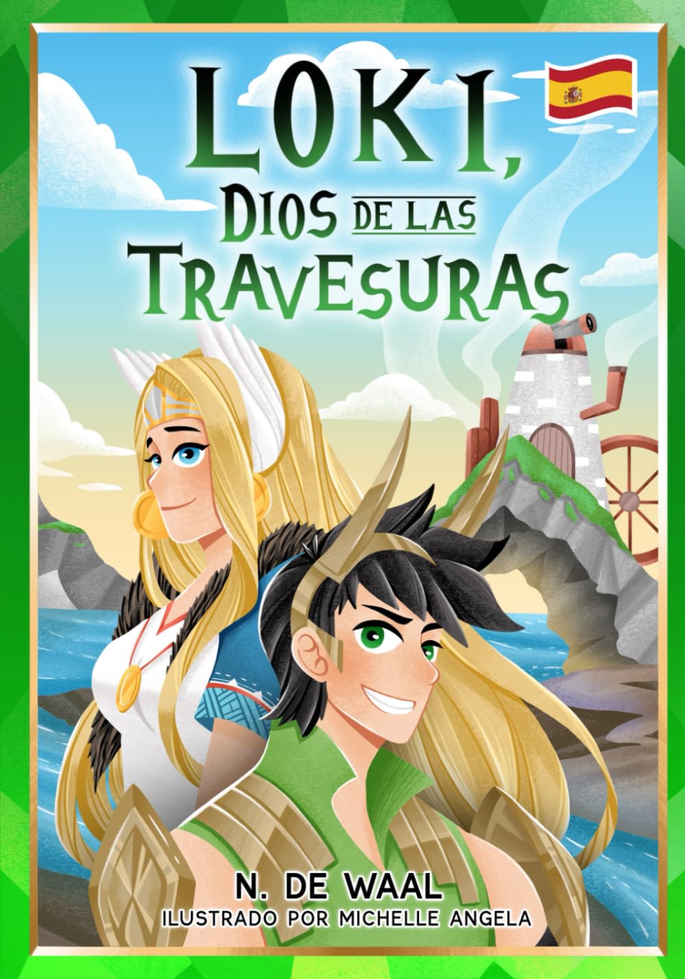 Póster De Loki, El Dios De Las Travesuras Loki Escapa Y Odín Luce