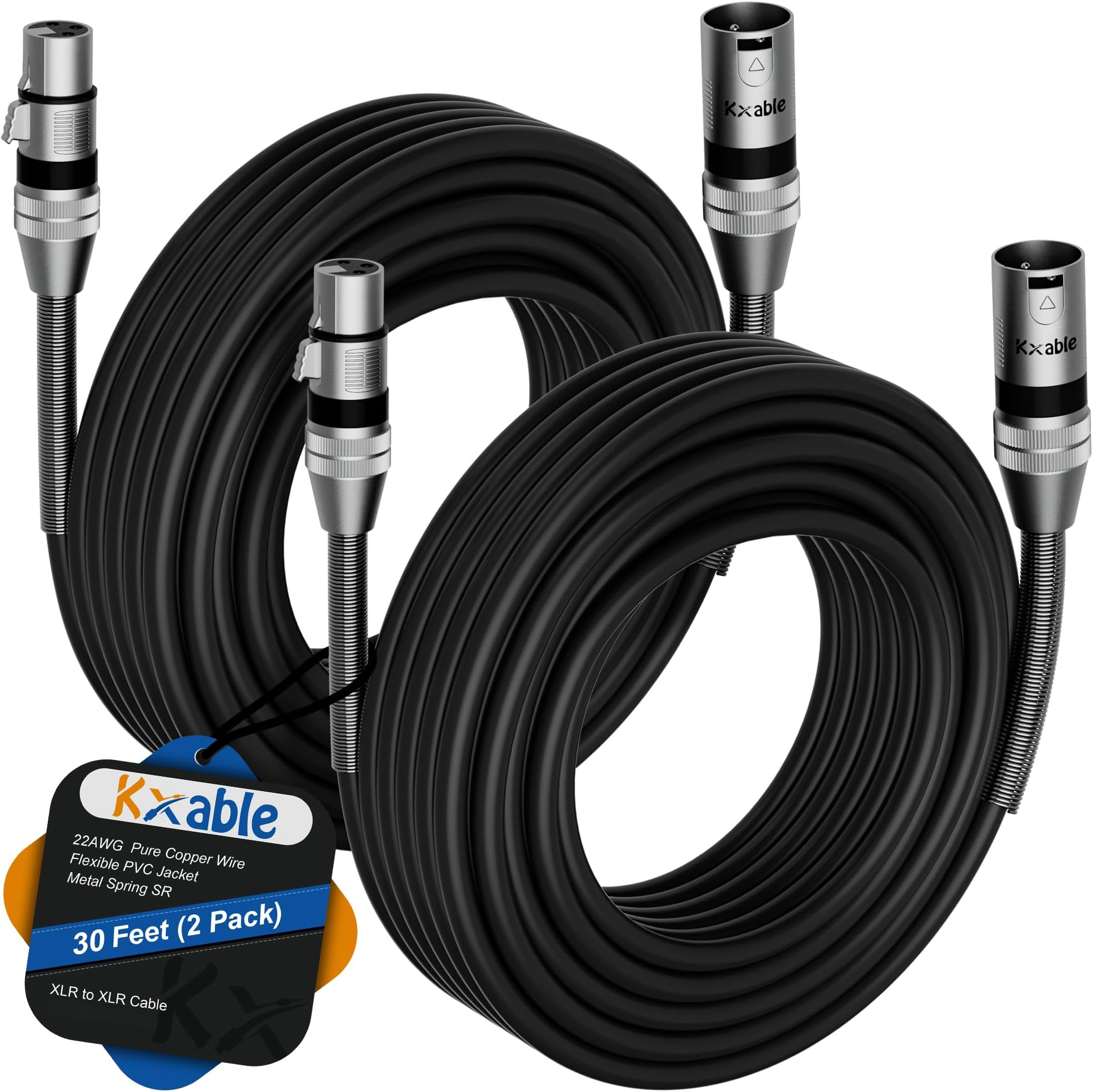 Amazon.com: Your Cable Store XLR/Mic Cable Kit Two 6 ft, Two 10 ft and ...