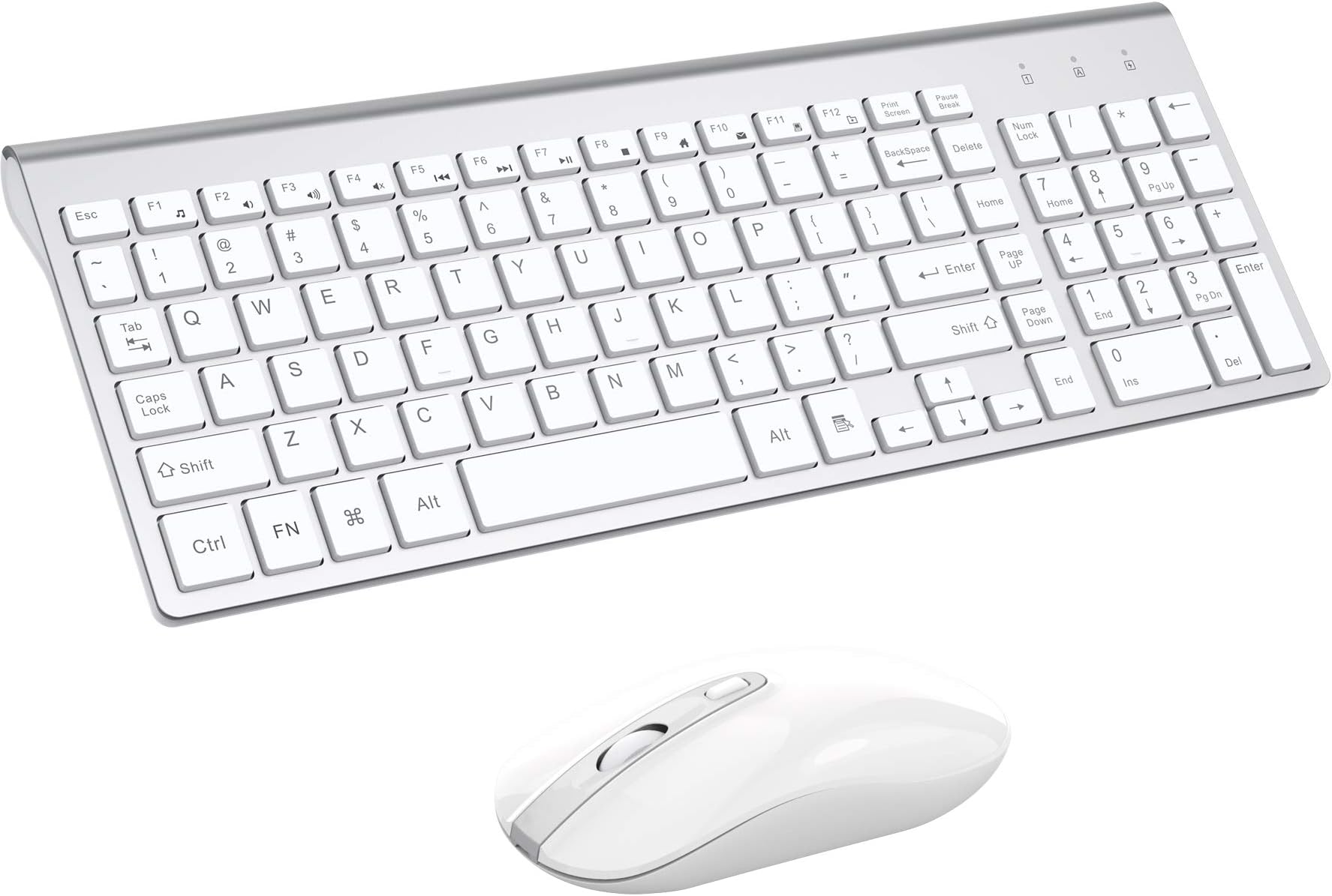 Amazon.com: Wireless Keyboard and Mouse Combo, cimetech Compact Full ...