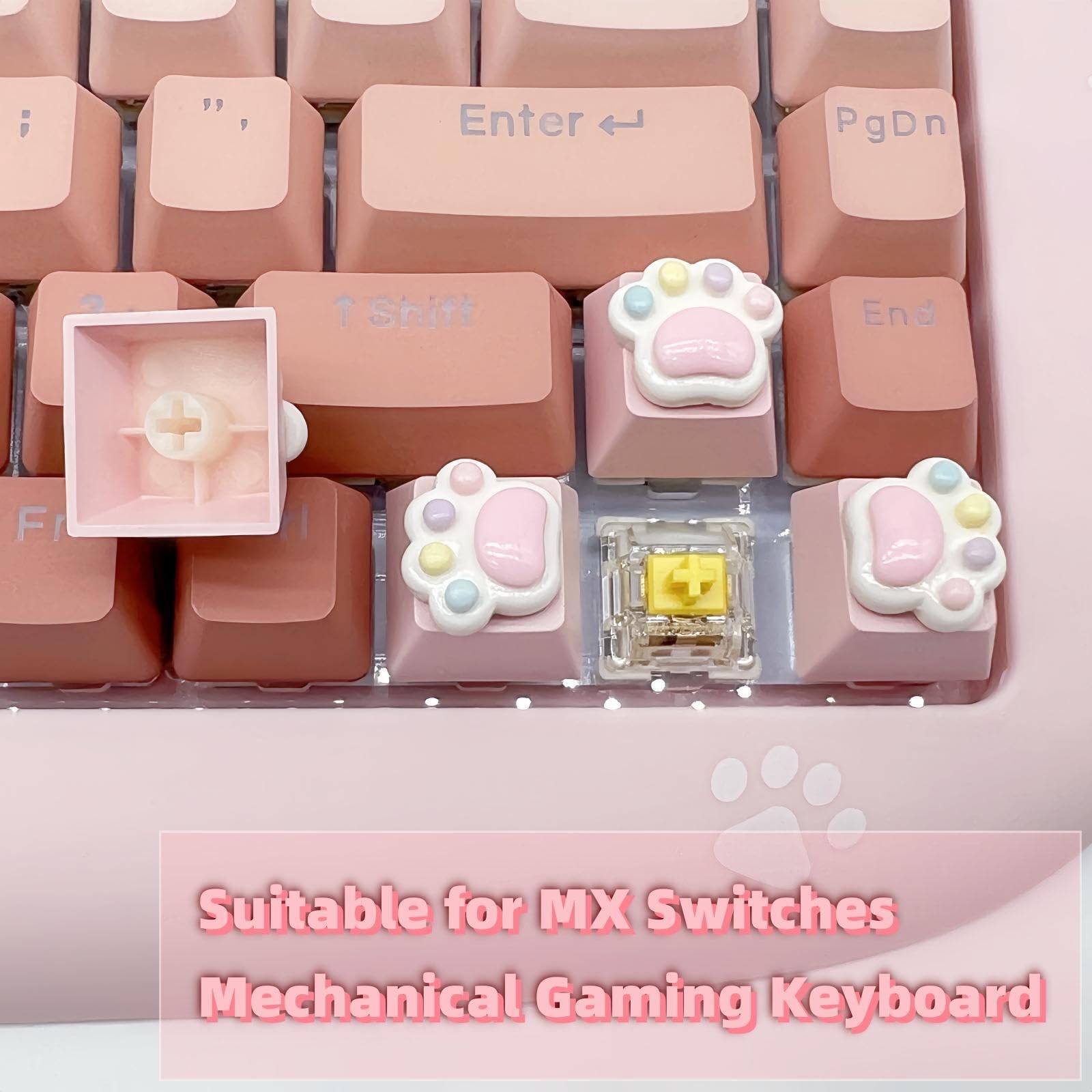 Snapklik.com : FKZ Cute Keycaps,Custom Arrow Keys Keycaps 4pcs OEM ...