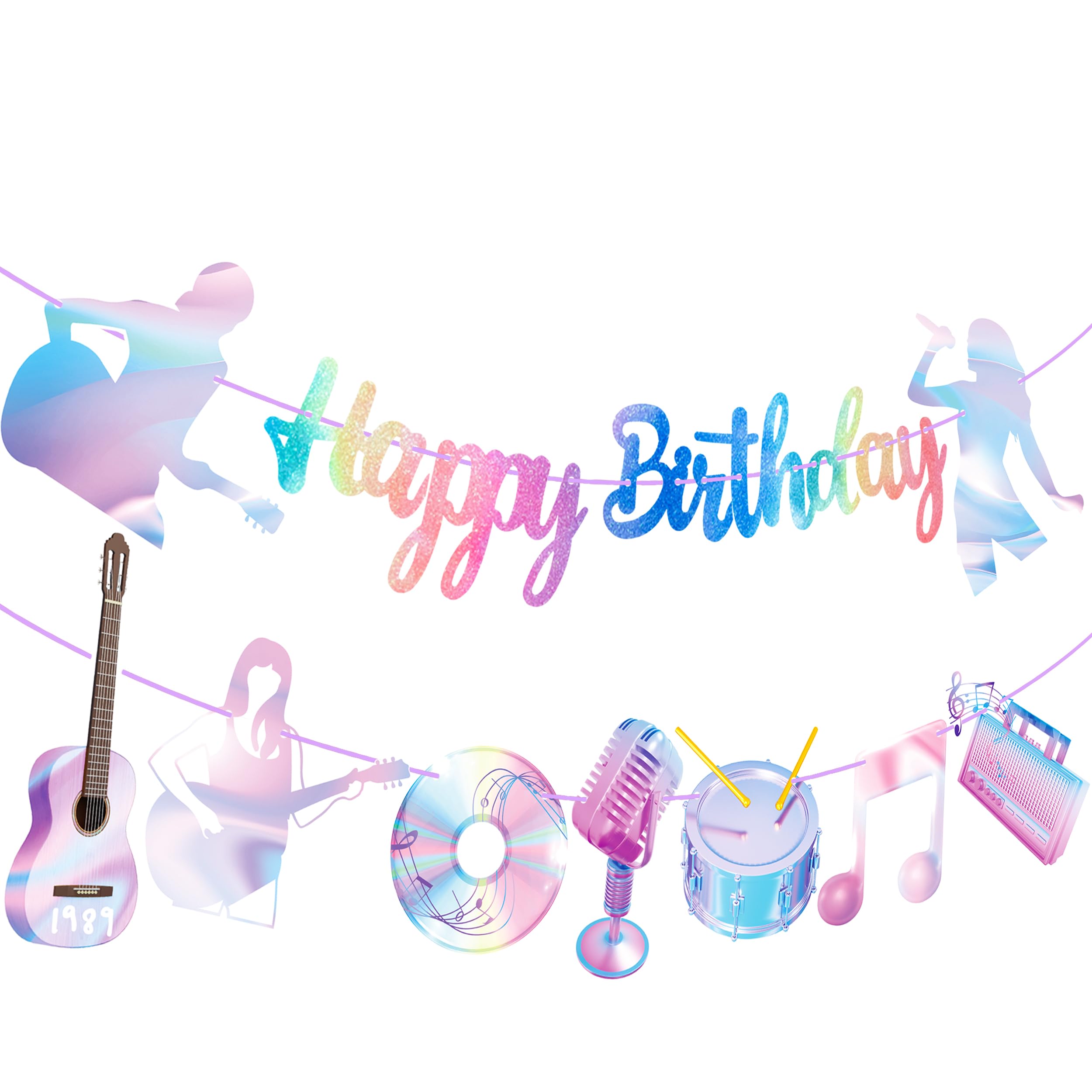 Amazon.com: Singer Birthday Party Decoration Music Singer Theme ...