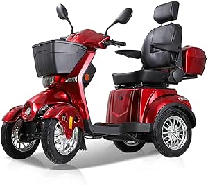 Amazon.com: Dvsripa All Terrain Mobility Scooter,Heavy-Duty 4 Wheel Mobility Scooters 500lbs ...