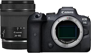 Amazon.com : Canon EOS R6 Mark II Mirrorless Camera RF24-105mm F4 L USM Lens Kit, Hybrid Full ...