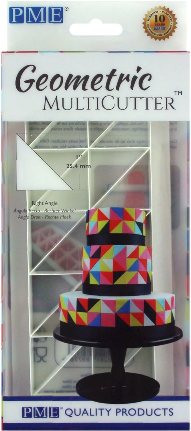Amazon.com: PME Geometric Multicutter for Cake Design Right-Angled ...