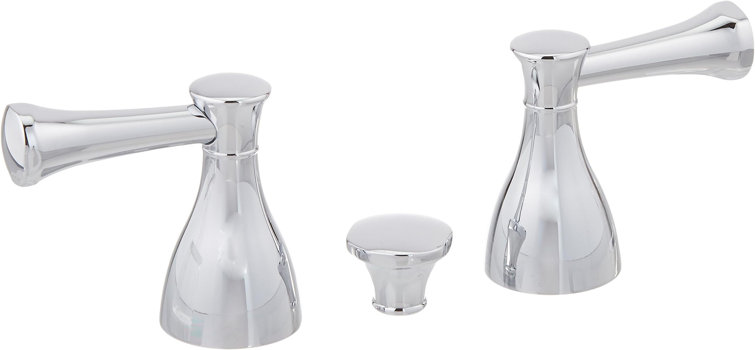 Delta Faucet H516 Victorian, Single Metal Lever Handle Kit, Chrome ...