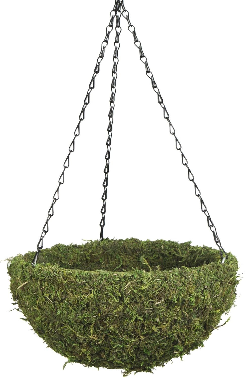 Amazon.com: SuperMoss (29202) MossWeave Hanging Basket - Round, Fresh ...