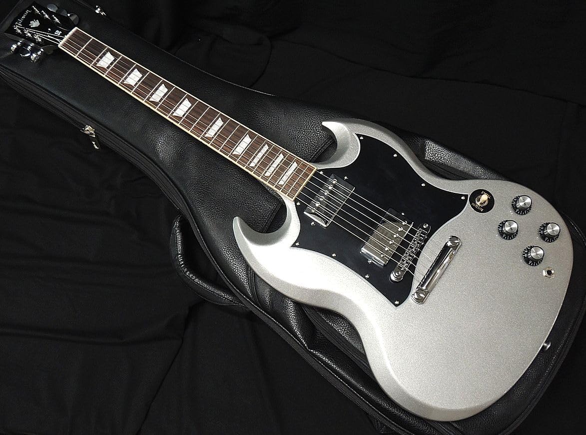 Amazon | GIBSON SG STANDARD SILVER MIST ギブソン シルバー ミスト カスタム・カラー・シリーズ エレキ ...