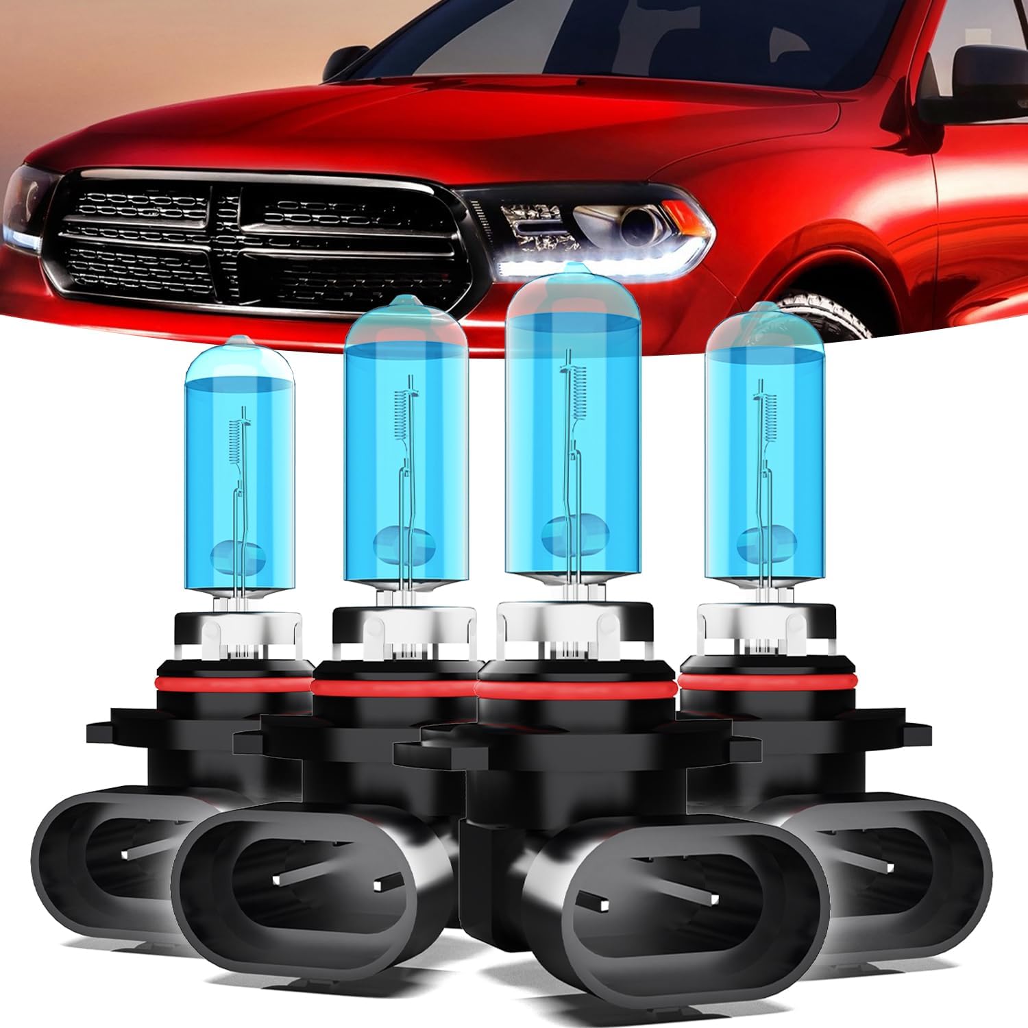 Amazon.com: TTDBDAN Halogen Headlights Fit For Dodge Durango 2014-2020 ...