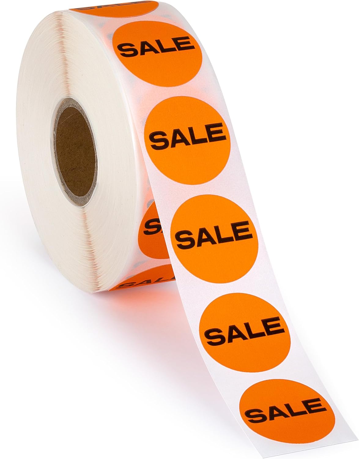 Amazon.com : 1000 pcs Sale Stickers for Retail Store Bright Orange ...