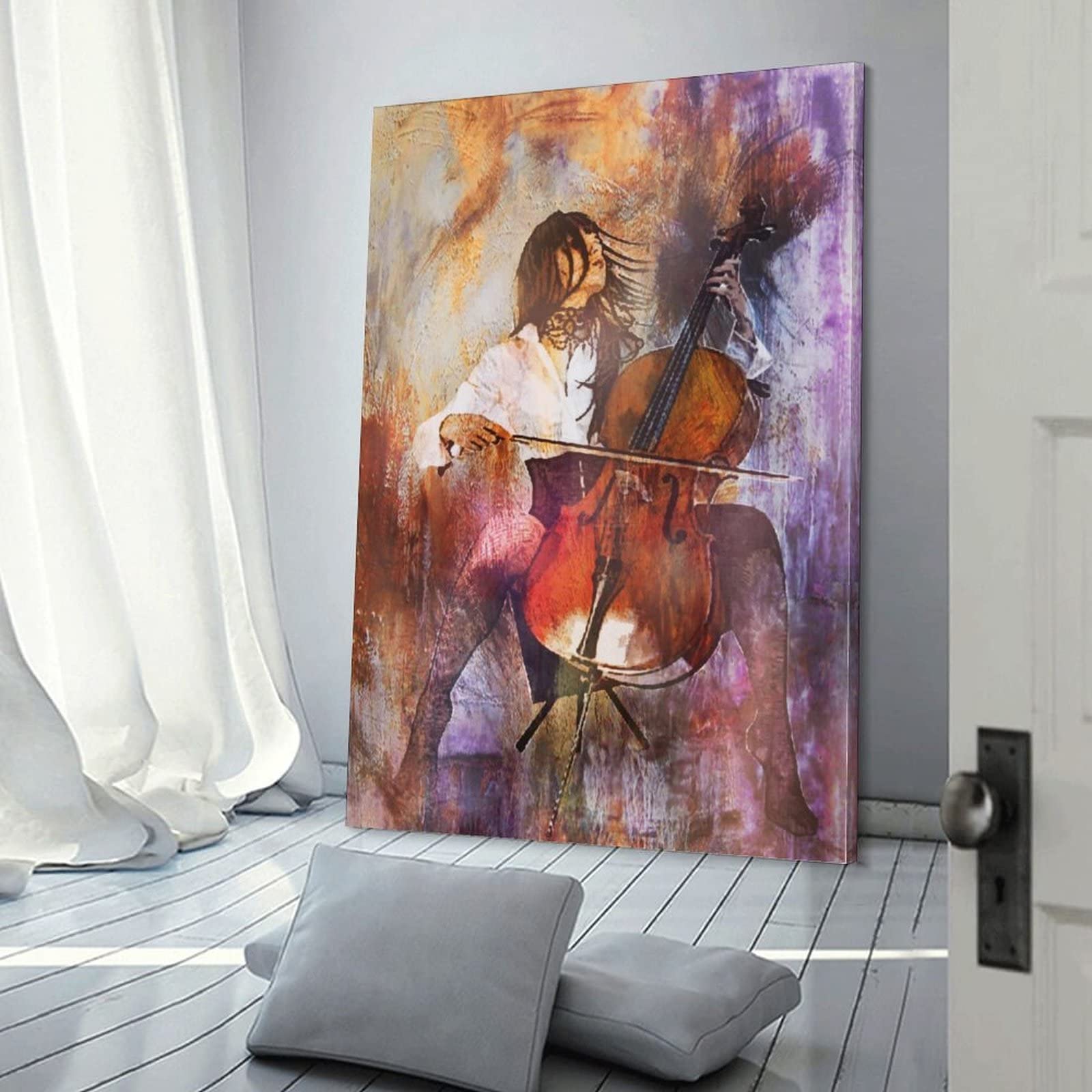 Abstract Cello Art