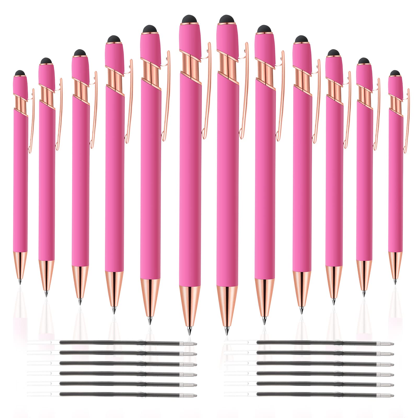 Amazon.com: FIRCRE 12 PCS 2 in 1 Stylus Ballpoint Pens,Pen with Stylus ...