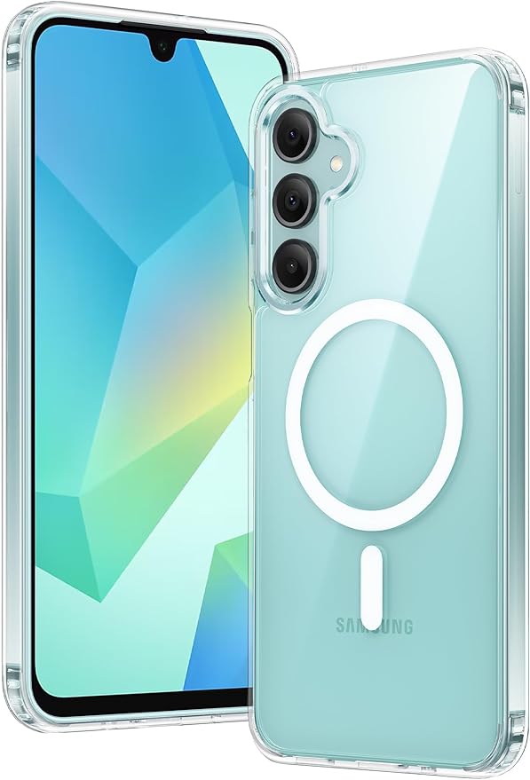 Amazon.com: FNTCASE for Samsung Galaxy A16-5G Case: Magnetic Military Grade Drop Protection Anti ...