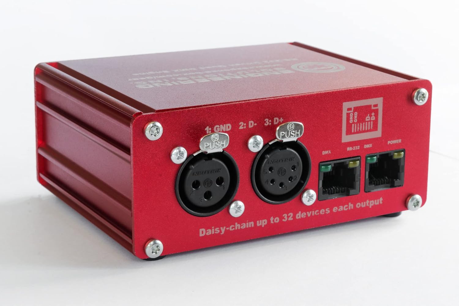 Amazon.com: Motor Quad DMX impulsado RS-232 : Instrumentos Musicales