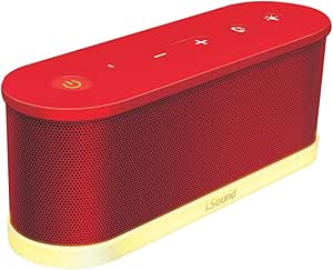 ISOUND ISOUND-5425 Waves Bluetooth(R) Speaker (Red) (ISOUND-5425 ...