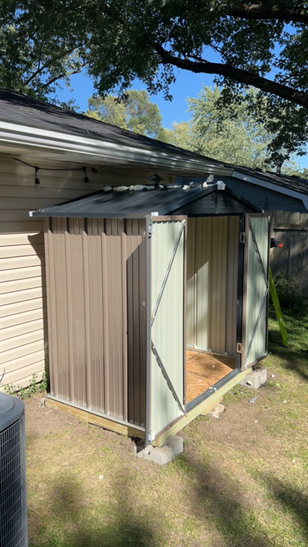 $19/mo - Finance Patiowell 3 x 3 FT Outdoor Storage Shed,Small Garden ...
