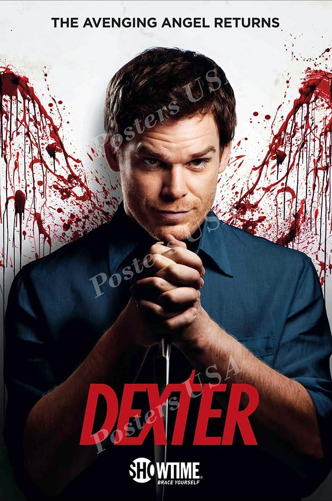 Amazon.com: Posters USA Dexter TV Series Show Poster GLOSSY FINISH ...