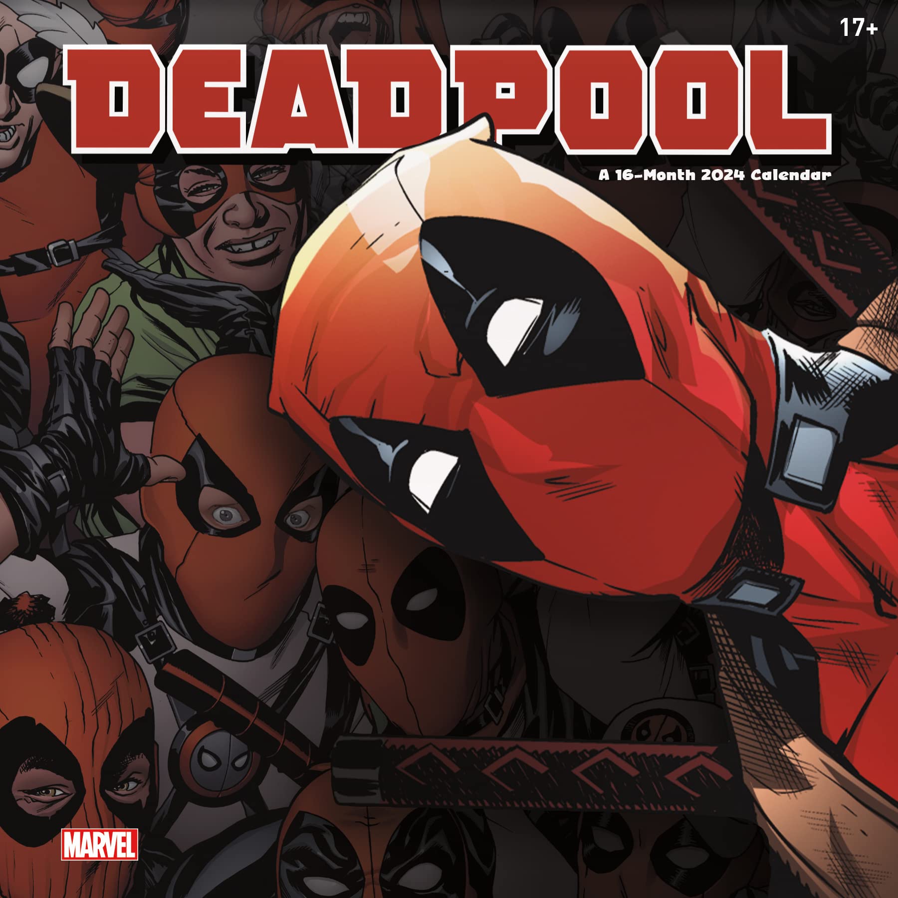 2024 Marvel Deadpool Wall Calendar: Trends International: 9781438892917 ...