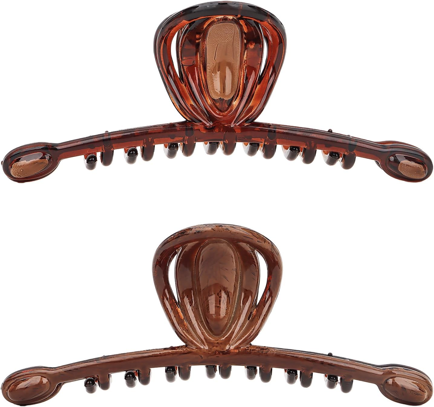 Amazon.com: Rectangular Hair Claw Clips for Women and Girls - Non-slip ...