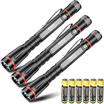 WholeFire 3PCS LED Penlight Mini Diagnostic Medical Pen Torch Light,Pen ...