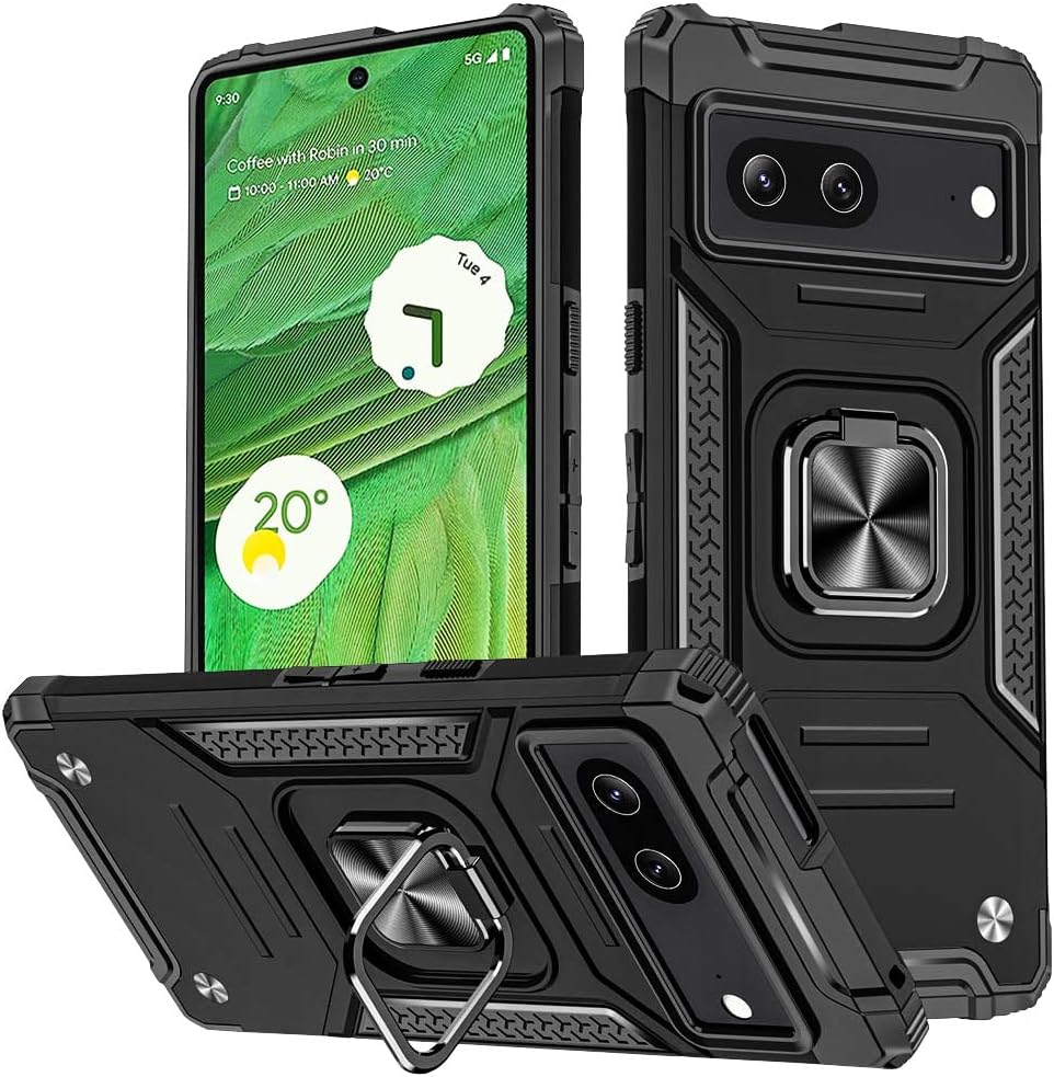 for Google Pixel 7 Case, Pixel 7 Case, HNHYGETE 360°Military Grade ...