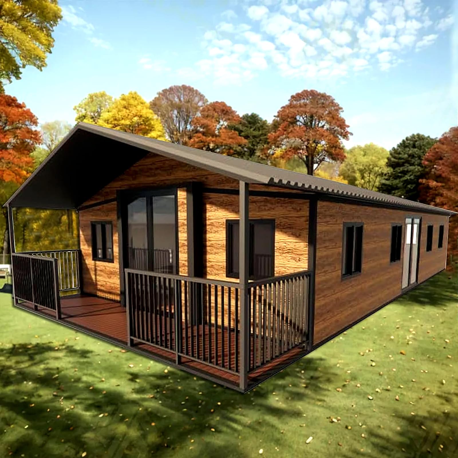 Amazon.com: Prefab Tiny Home for Sale, Modern 20ft &40ft Expandable ...