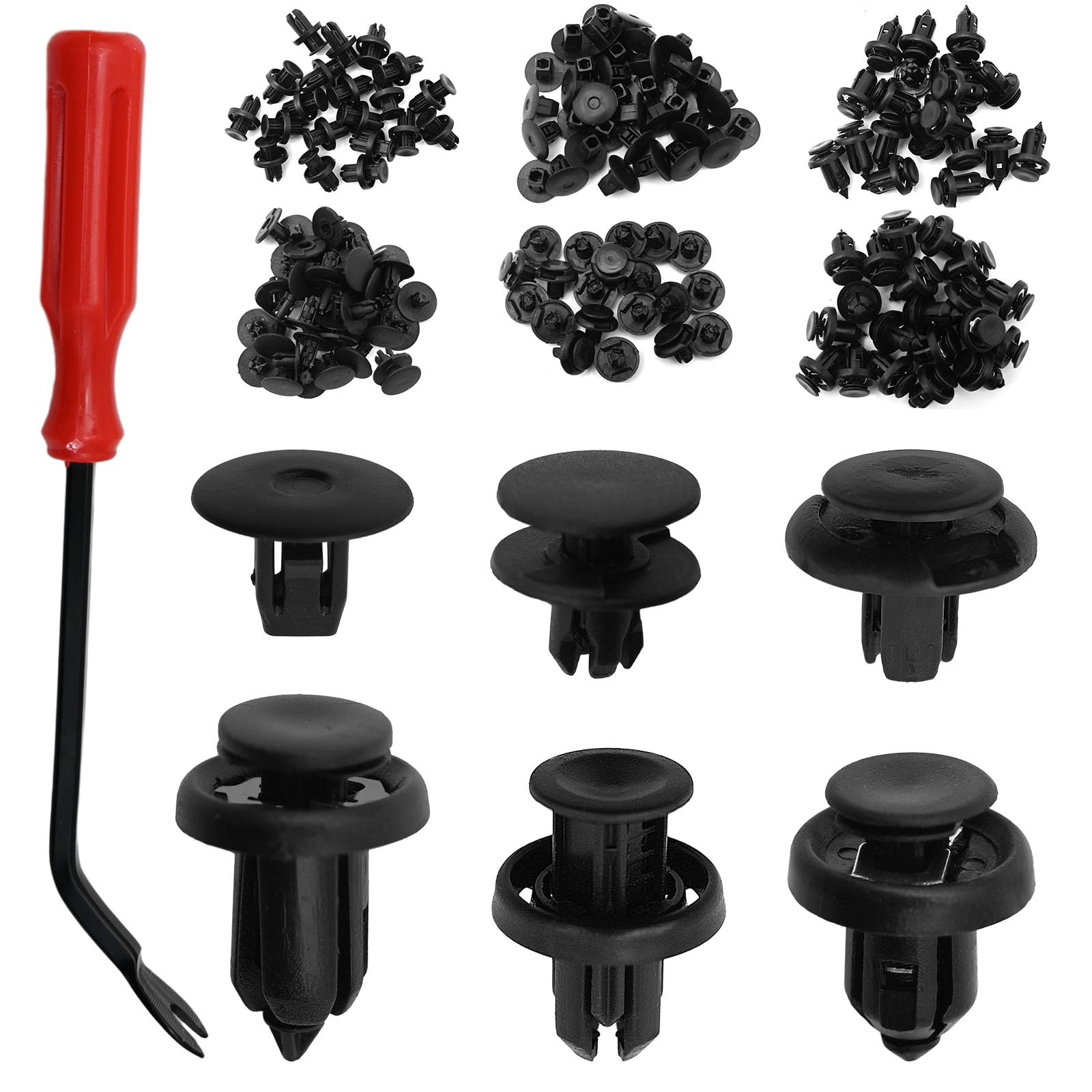 Amazon.com: 131Pcs Fender Liner Retainer Clips, 90682-SEA-003, Front ...