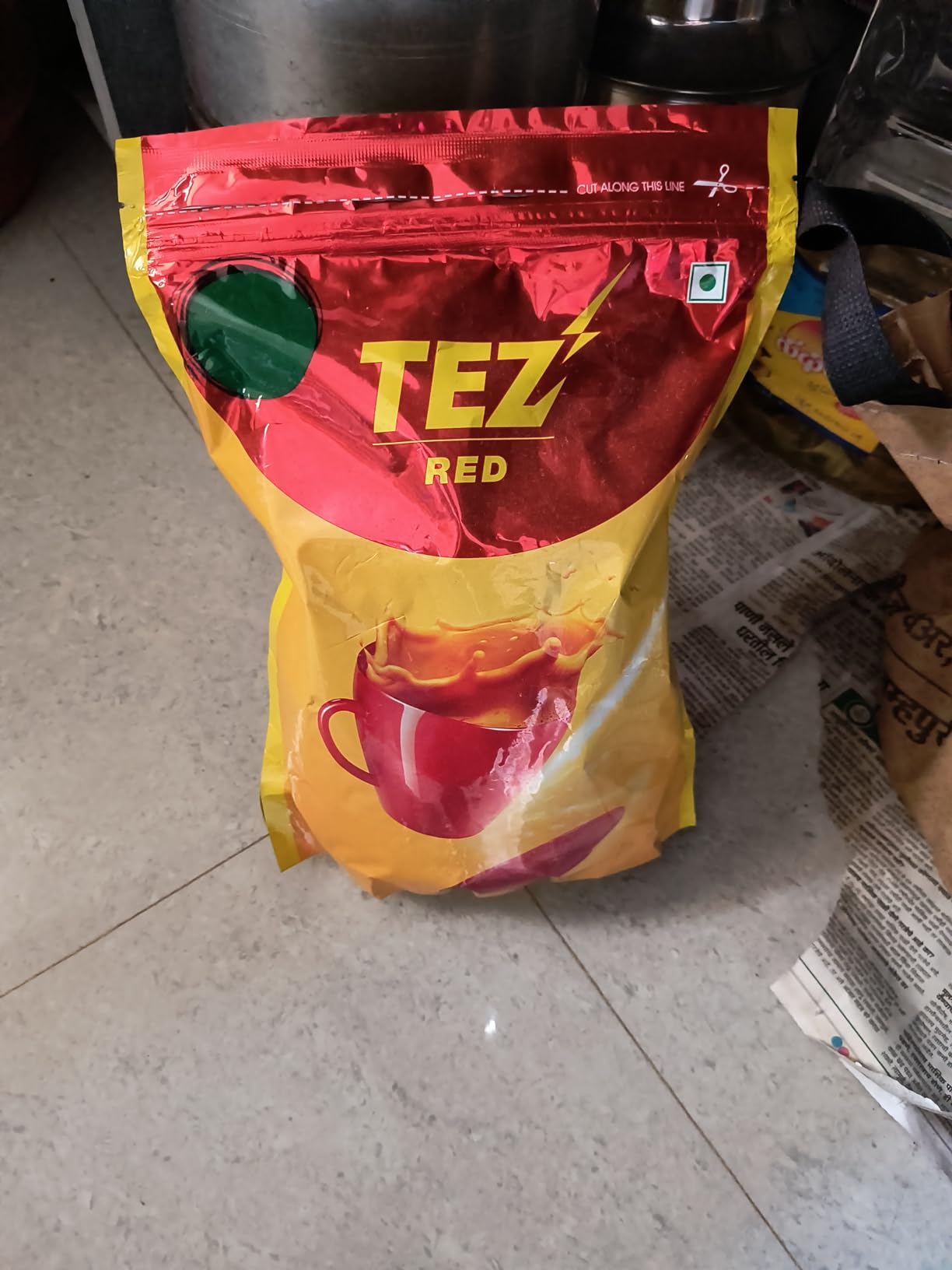 Tez Tea Premium Assam Black Loose CTC Leaf Tea, 1 KG Pouch - Strong ...