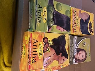 Amazon.com : Hesh Herbal Amla Powder 100G, Brahmi Powder 100G, Shikakai ...