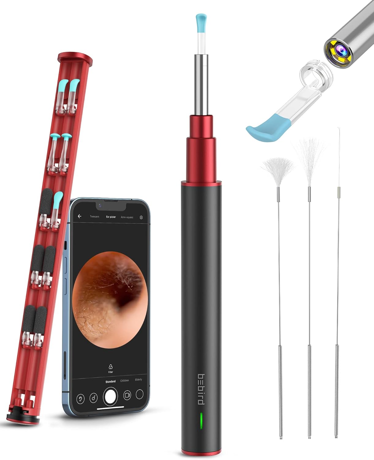 Amazon.com: BEBIRD A2 Ear Wax Removal 3.5mm 1080p HD Wireless Pocket ...