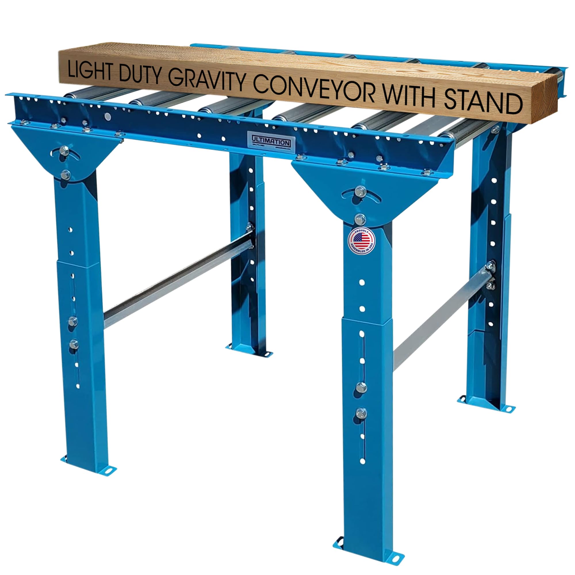 Amazon.com: Ultimation Industries Light-Duty Roller Stand - Adjustable ...