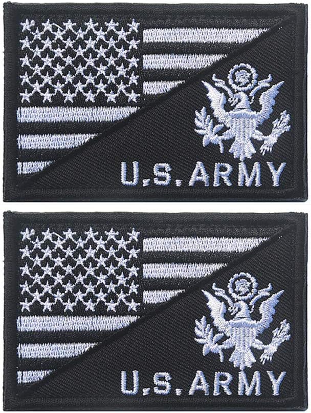 Amazon.com: 2 Pieces American Flag Patch Bundle and USA Flag Patches ...