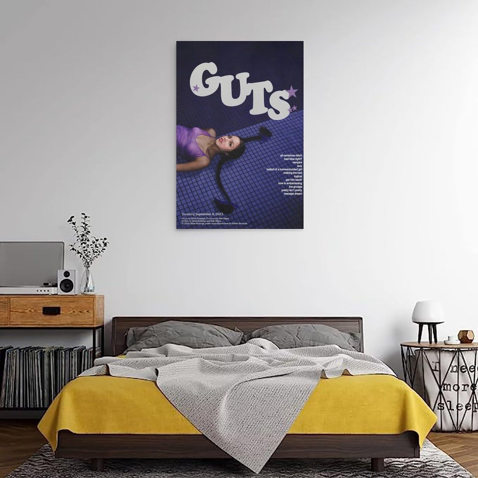 Snapklik.com : Olivia Poster Rodrigo Guts Album Cover Canvas Art Poster ...