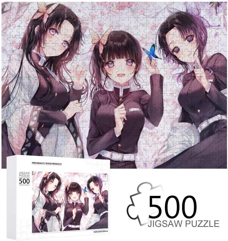 Amazon.com: Kanae Kanao Shinobu Kimetsu No Yaiba Wooden Jigsaw Puzzles ...