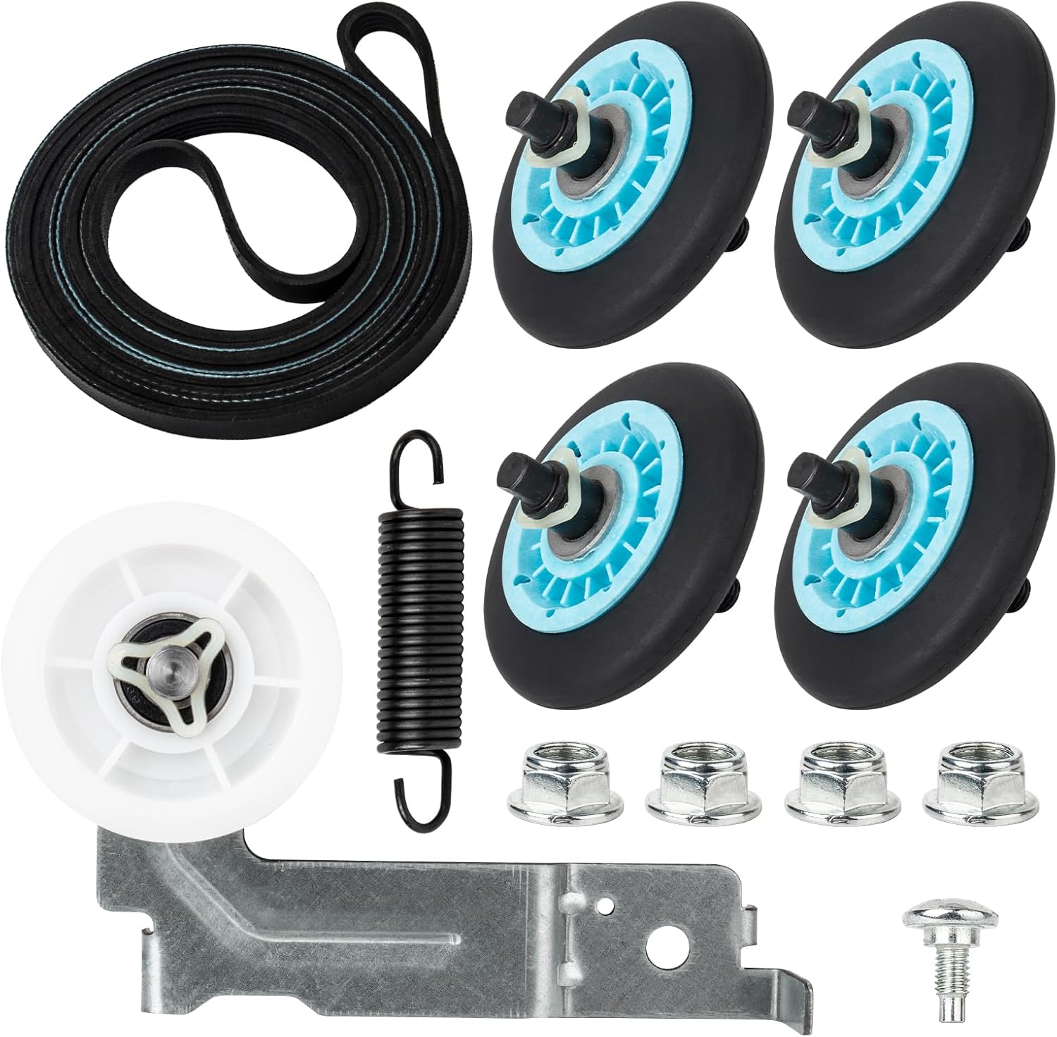 Amazon.com: Dryer Repair Kit Compatible with Sam-sung Dryer Roller Kit ...